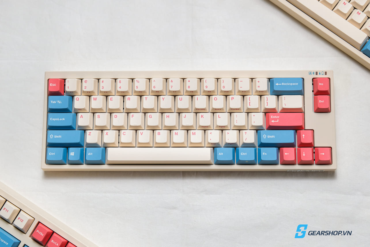 Bàn phím Leopold FC660M BT Coral Blue | Chính Hãng